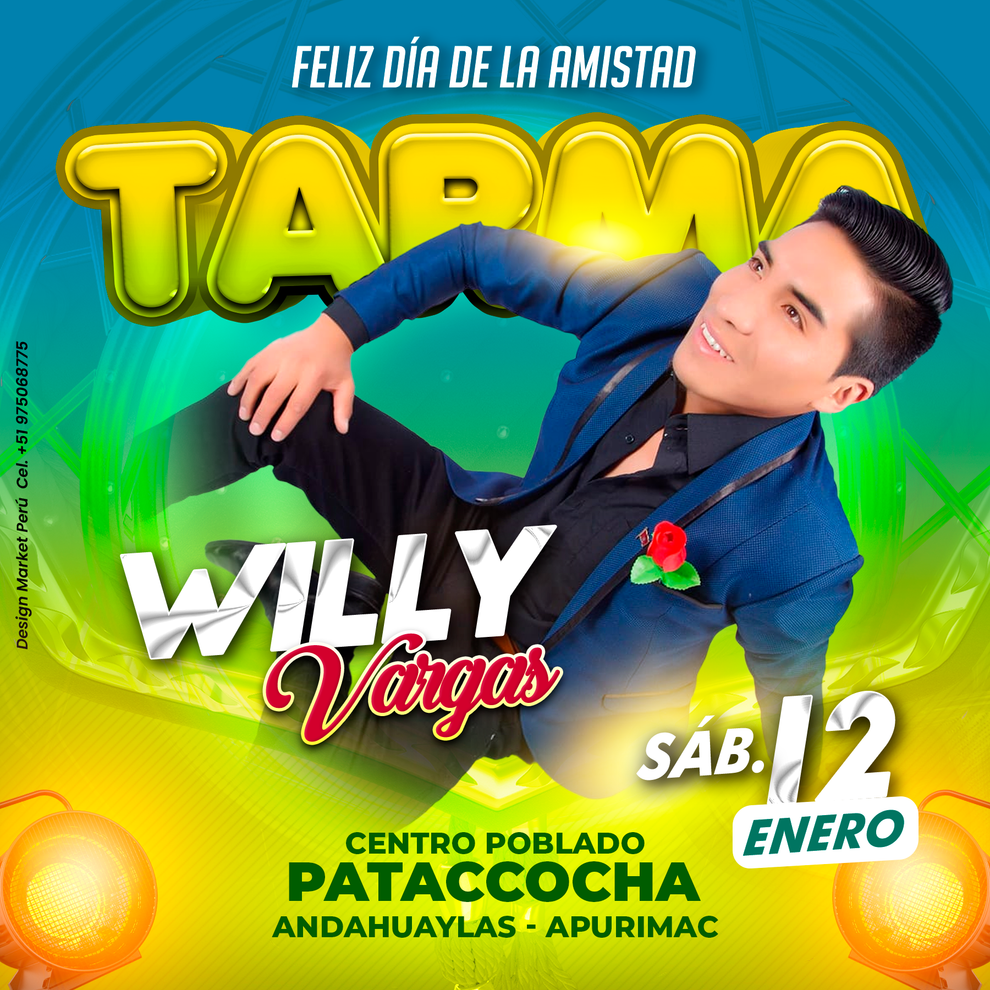 Flyer, post para redes sociales Modelo Tarma – Design Market Perú